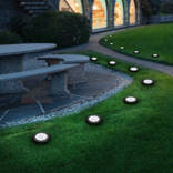 HEDAQI Glass Low Voltage Solar Powered Integrated LED Glass Pathway Light & Reviews - Wayfair Canada